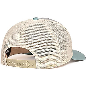 44N, Snapback Trucker Hat, Tree (Heather Grey/Smoke Blue/Beige)