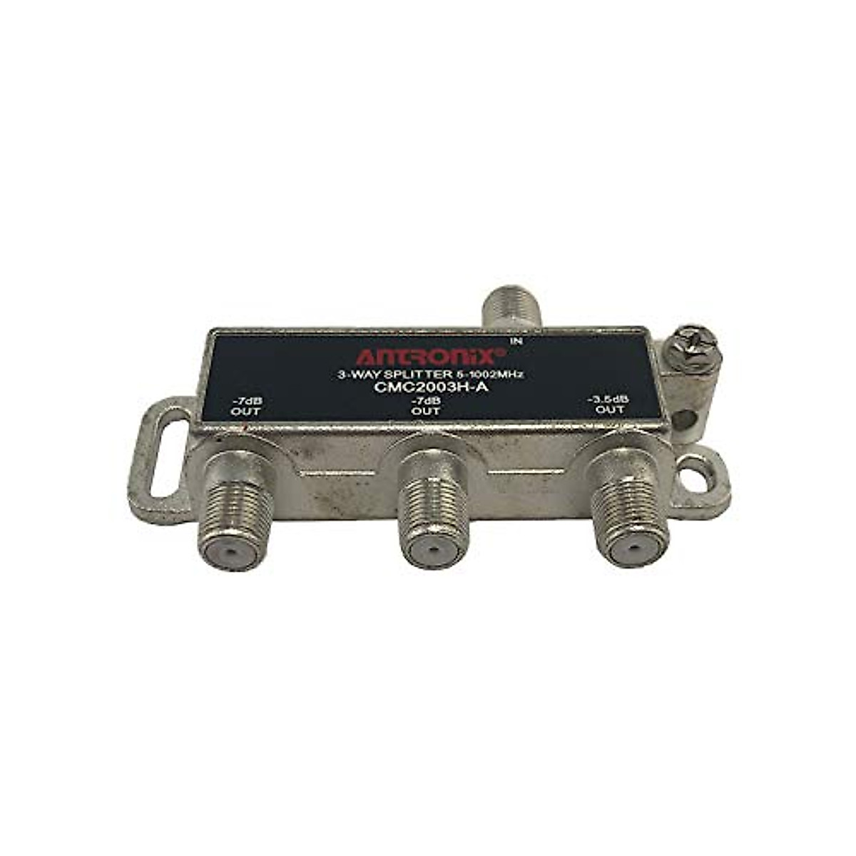 Antronix CMC2003H-A 3-Way Horizontal Splitter -3.5dB -7dB 5-1002 MHz High Performance for Coax Cable TV & Internet