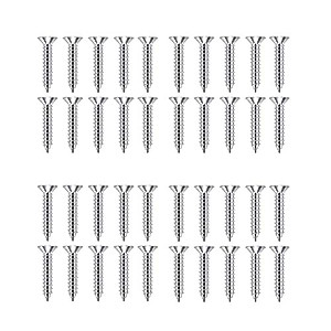 QMseller 20 Pieces Wall Mounted Hook Robe Hooks Single Coat Hanger and 40 Pieces Screws (White)
