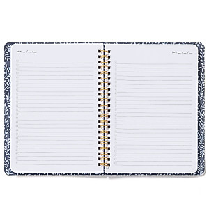 High Note Personal Planning Notebook, Non-Dated Planner - Garden Bee, 144 Lined Pages, 6" x 8.25"