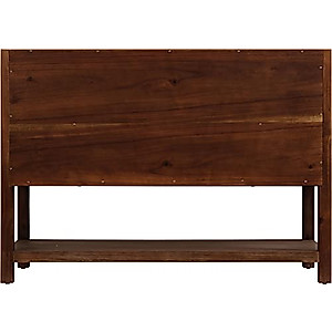 Signature Hardware 953310-48-UM-0 Morris 48" Free Standing Single Vanity Set with Wood Cabinet, Vanity Top, and Oval Undermount Sink