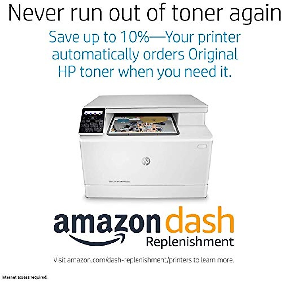 HP Color Laserjet Pro M180nw All-in-One Wireless Color Laser Printer, Mobile Printing & Built-in Ethernet, Works with Alexa (T6B74A)