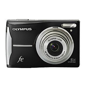 OM SYSTEM OLYMPUS FE-46 12MP Digital Camera with 5x Optical Zoom and 2.7 inch LCD (Pearl Black)
