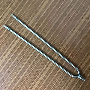 Stainless Steel Fishing Harpoon 2 Prong Fishing Gig Gaff Hook with 8mm Screw for Outdoor Fishing Tackle for Outdoor Fishing Tackle Catching Fish Frog in River Lake-Capable