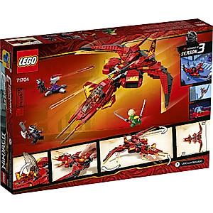LEGO NINJAGO Legacy Kai Fighter 71704 Building Set for Kids Featuring Ninja Action Figures (513 Pieces)