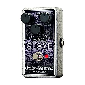 Electro Harmonix OD Glove Overdrive Effects Pedal w/ 2 Cables