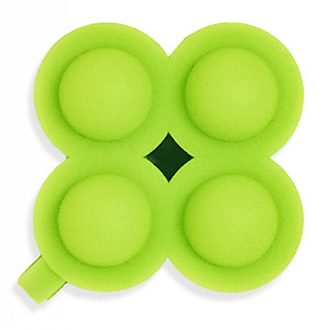 POPI Mini Pop It Fidget Toy - Stress Relief Adult Fidget Popper Toy - Anti Stress Toy for Adults, Teens and Kids (one Random Color)