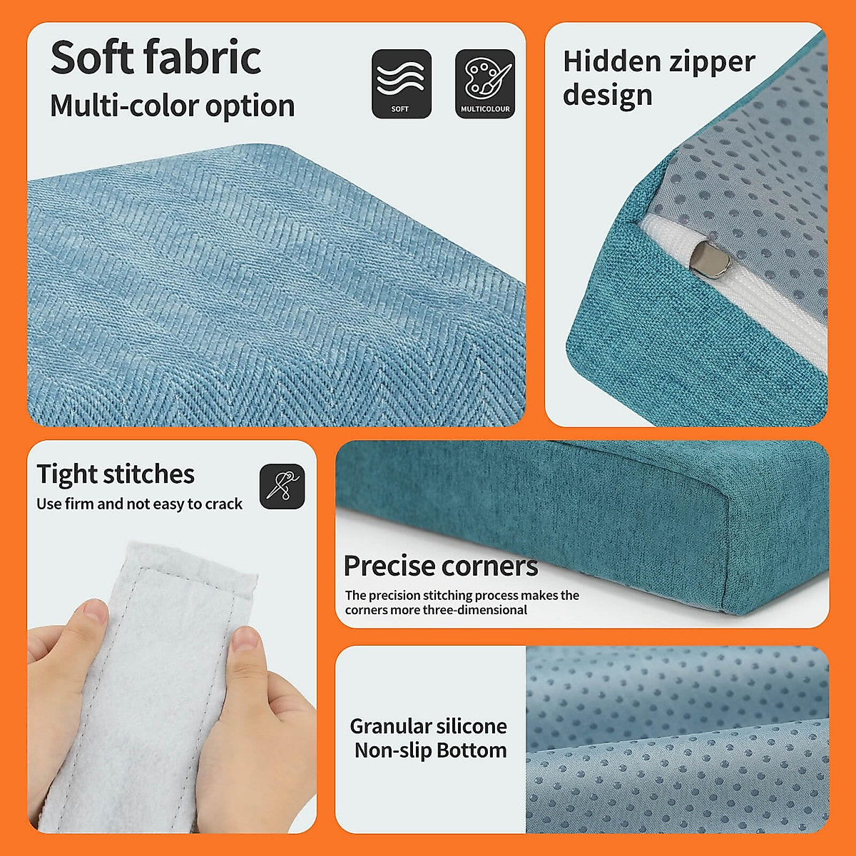 Custom Bench Cushions for Indoor Furniture Non Slip Outdoor Bench Cushion Waterproof Window Seat Cushion Indoor with Zipper 75D High Density Foam Bench Seat Cushion Optional Piping Bench Pad Cushion