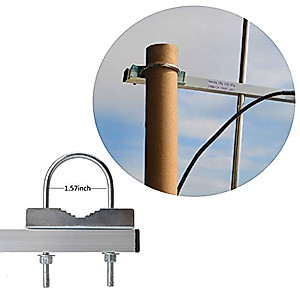 HYS YAGI Antenna High Gain 9dBi UHF 70cm Base Antenna UHF 400-470 MHz 5 Elements Antenna for Motorola Repeater Kenwood Baofeng 2-Way Radio