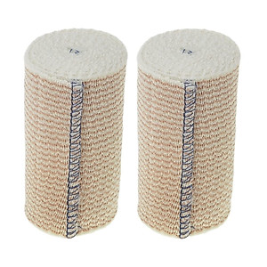 Dealmed 4" Elastic Bandage Wrap with Self-Closure – 2 Elastic Bandages, 5 Yards Stretched Compression Bandage Wrap, Wound Care Product for First Aid Kit and Medical Facilities