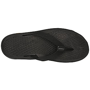 Merrell mens Breakwater Flip Sandal, Black, 10 US