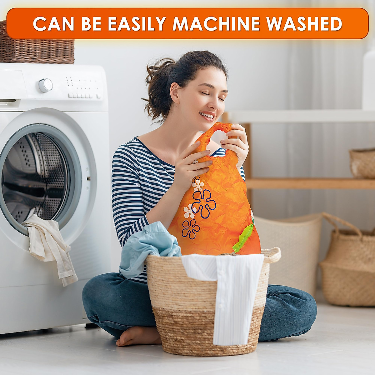 5 Pcs Cute Reusable Grocery Bags in Pouch - Fruit Shaped Reusable Bags With Handles Reusable Shopping Bags Foldable Fruit Tote Bag Washable Grocery Bags - Foldable Reusable Shopping Bag Folding Bags