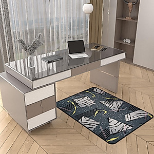 Mapuon Heavy Duty Desk Chair Mat for Carpet & Hardwood Floors, 48" x 36" Exquisite Jacquard Floor Mat Office Chair Mat for Carpeted Floors and Hardwood Floor for Home Office