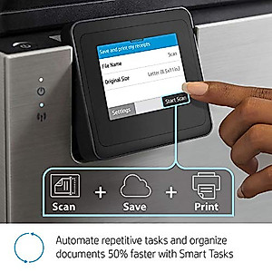 HP OfficeJet Pro Premier All-in-One Wireless Printer - includes 2 Years of Ink Delivered, plus Smart Tasks Smart Office Productivity, Works with Alexa (1KR54A)