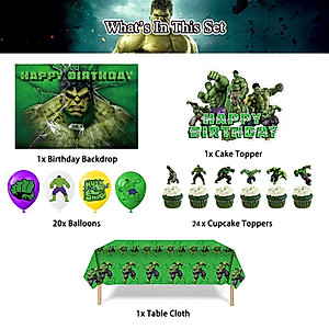 Hulk Birthday Party Decorations & Supplies for Kids Boys