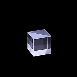 Optical Glass Cube Dichroic Beam Splitter Prism Ratio 50:50 Spectrome Sicence 20X20X20MM