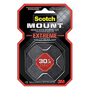 Scotch-Mount Extreme Double-Sided Mounting Tape 414H, 1 in x 60 in
