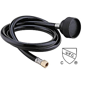 Shampoo UPC Certified Bowl Sprayer Head Black Rubber Hose For Salon Beauty Equipment Spa Barber Shop