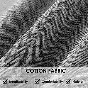 Modern Convertible Futon Sofa Bed, Folding Couch Bed with Metal Legs and Cotton Linen Fabric for Studio Apartment Office, Gray