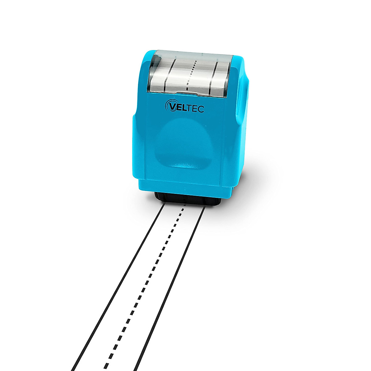Veltec Dashed Handwriting Lines Practice Roller Stamp for Kids, Parents and Teachers (Light Blue)