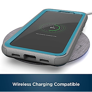 ENCASED RebelShield Designed for Pixel 5 Case with Screen Protector, Heavy Duty Full Body Protective Cover with Build-in Screen Guard for Google Pixel 5 5G - Blue