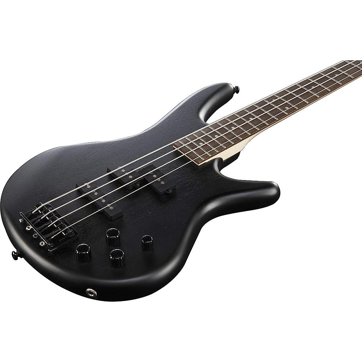 Ibanez 4 String Bass Guitar, Right Handed, Weathered Black (GSR200BWK)