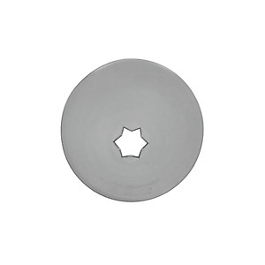 Ateco # 820 - Open Star Pastry Tip .16'' Opening Diameter- Stainless Steel by Ateco