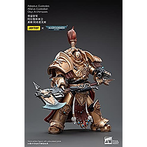 Pipigirl JoyToy × Warhammer Genuine License 1/18 Soldier, 4inch Army Military Extreme Warrior Models Action Figures Kits (Adeptus Custodes Archimaxes)