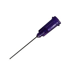 100 x 1" 21 Gauge Luer Lock Henna Dispensing Needle Blunt End Glue Dispensing Needle Tips