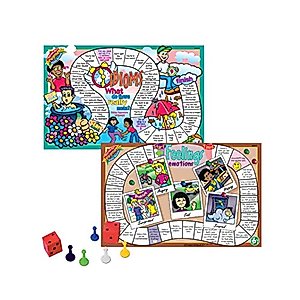 Super Duper Publications | Say and Do Positive Pragmatic® Social Skills Laminated Games | Educational Learning Resource for Children