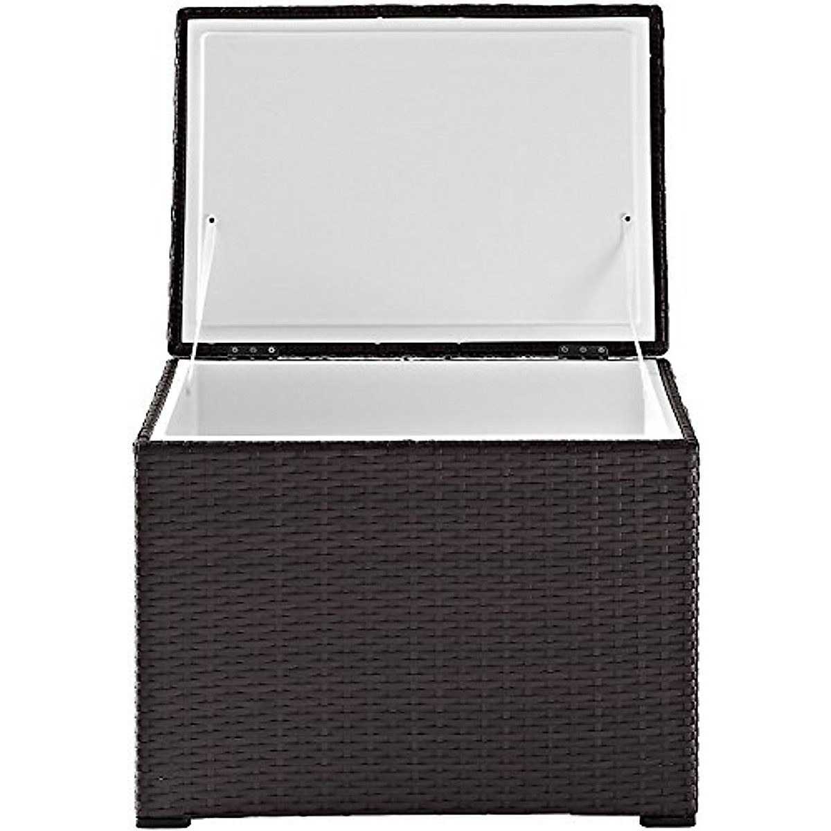 Crosley Furniture Palm Harbor Outdoor Wicker 60-Quart Cooler - Brown