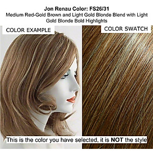 Bundle - 5 Items: Margot Remy Human Hair by Jon Renau, Christy's Wigs Q & A Booklet Luxury Shampoo & Conditioner & Pure Repair Restoring Balm - Color: FS26/31