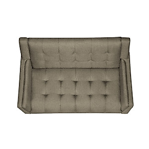 Christopher Knight Home Evelyn Mid Century Modern Fabric Loveseat, Mocha