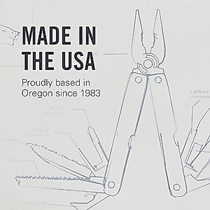 LEATHERMAN, Raptor Rescue, 6-in-1 Heavy-Duty Emergency/Trauma Shears, Made in the USA, Molle Compatible Holster Included, Black with MOLLE Compatible Holster, with MOLLE Compatible Holster