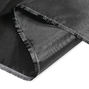 BAIWANLIN Carbon Fiber Fabric Cloth High Strength Lightweight for Car Modification | 240g/m² | 1m/39.37" Wide Roll length0.5m/19.69",Plain