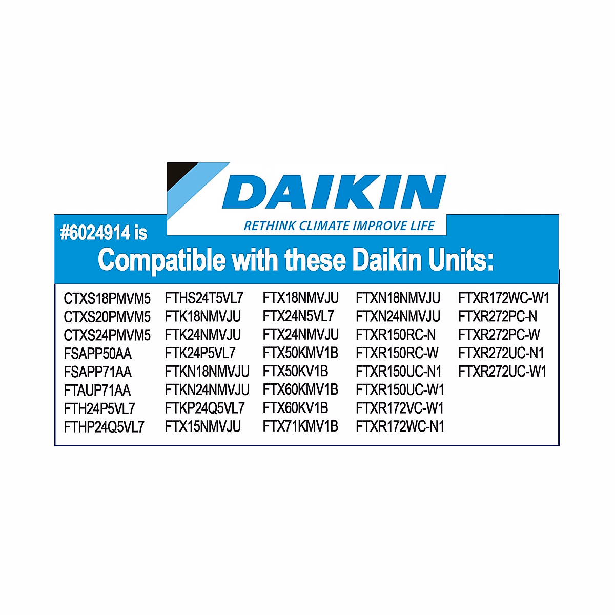 Daikin Industries 6024914 Mini Split Filter 2-Pack