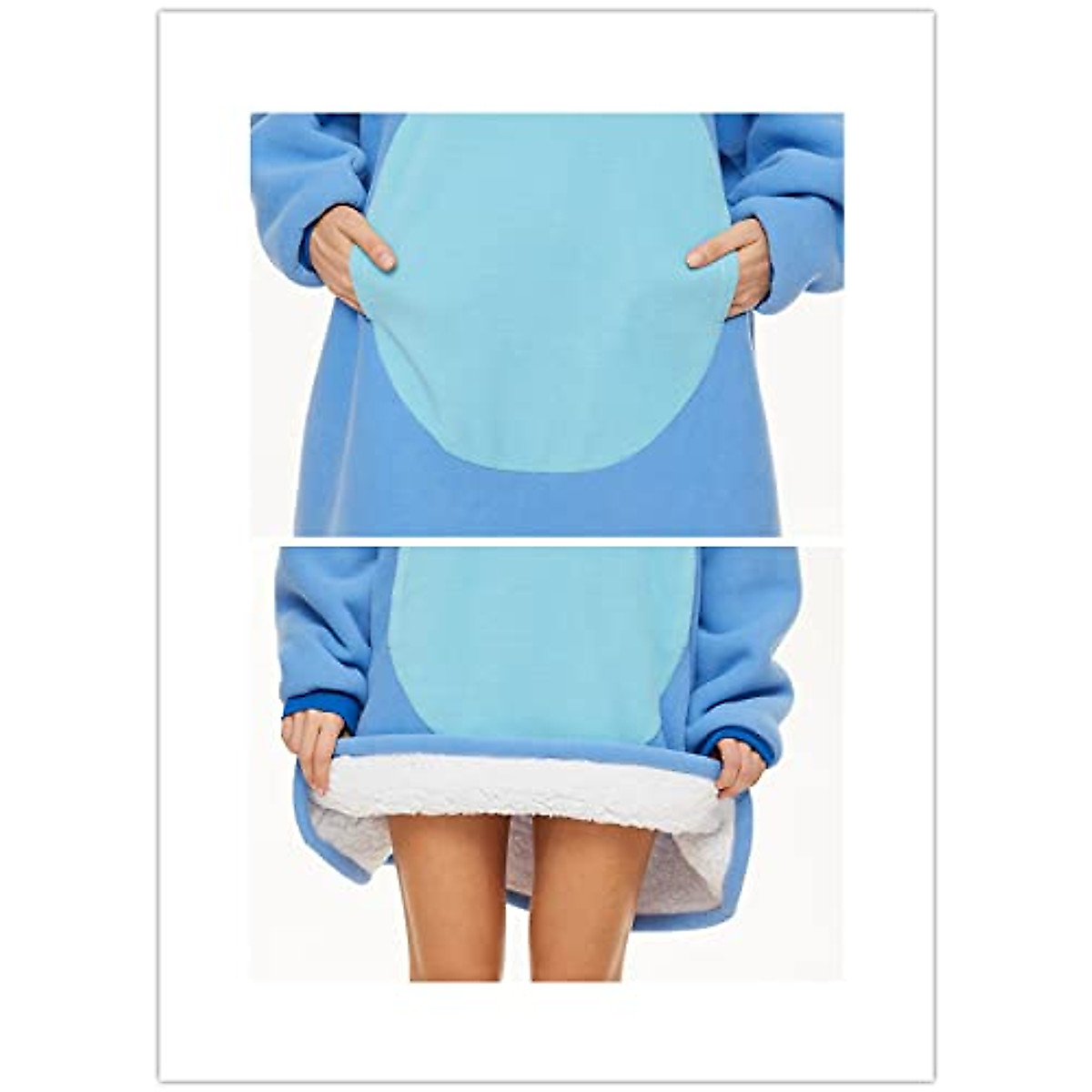 Cute Animals Blanket Onesie Hoodie Soft Warm Comfy Plush Halloween Costumes