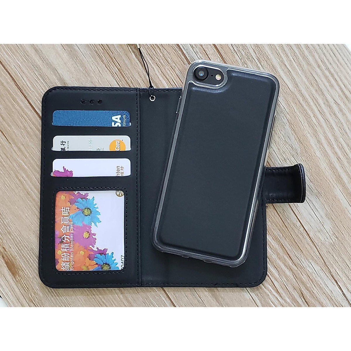 Pentagram star phone leather wallet removable case for iPhone X XS XR 11 12 13 14 Pro Max Galaxy S23 S22 S21 S20 Ultra Note 20 10 Plus Mn1298