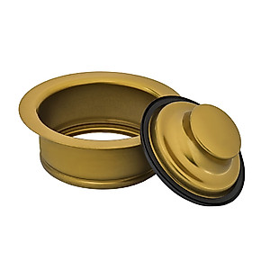 Ruvati Garbage Disposal Flange for Kitchen Sinks - Brass/Gold Tone Stainless Steel - RVA1041GG