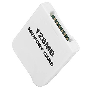 Memory Card ABS Shell Read Console Game Memory Card Easy to Use,for Console Game,for Store Characters,Levels,Scores,Etc(128MB-white)