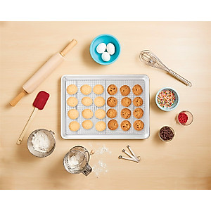 Mrs. Anderson’s Baking Professional Two-Thirds Sheet Baking and Cooling Rack, 21 x 14.5-Inches
