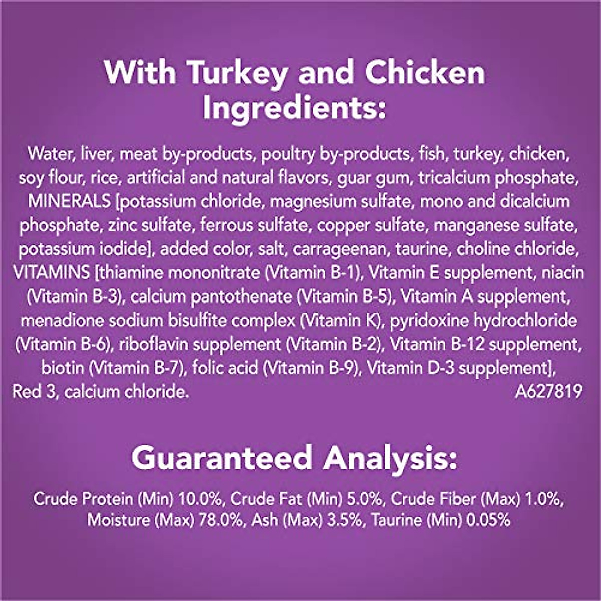 Purina Friskies Pate Wet Cat Food, Tasty Treasures With Liver, Turkey & Chicken - (24) 5.5 oz. Cans