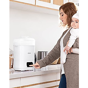 Baby Bottle Sterilizer,Electric Steam Bottle Sterilizer and Dryer,4-in-1 Baby Bottle Sanitizer,Universal Fit for All Baby Items,Breast Pump Accessories
