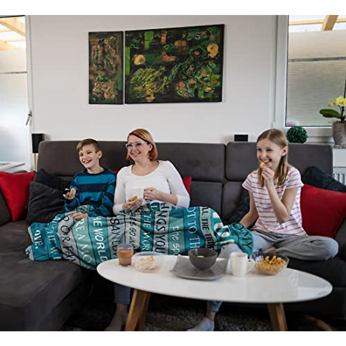 POQUSH Gifts for Mom,Mom Gifts,Birthday Gifts for Mom,Mom Birthday Gifts,Mom Gift from Daughter Son, Best Mom Gifts for Mothers Day/Christmas/Valentine's Day,Mom Blanket 60”x50”