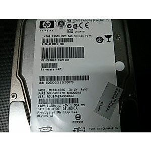 HP Invent 146GB 15K SAS Hard Drive 417801-001