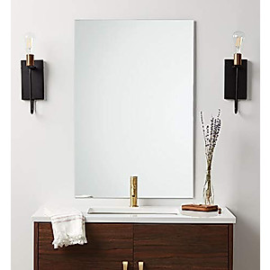 Better Bevel 30" x 40" Frameless Rectangle Bathroom Wall Mirror | Polished Edge