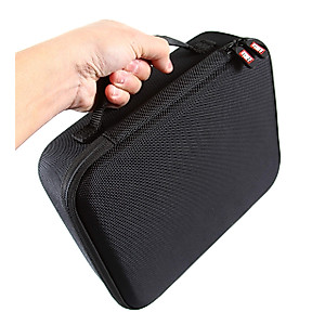 2TUFF Square Reader Case - Fits Square Terminal Charger and 4 Square Card Reader Receipt Paper Rolls - Hard Case for Square Travel Printer is Perfect Carry Case and Protection for Square POS System