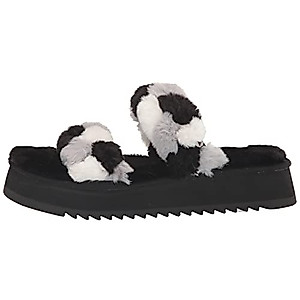 Koolaburra by UGG Women's YA-Baby Slide Sandal, Black Multi, 5