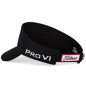 Titleist Men's Tour Visor Black/White