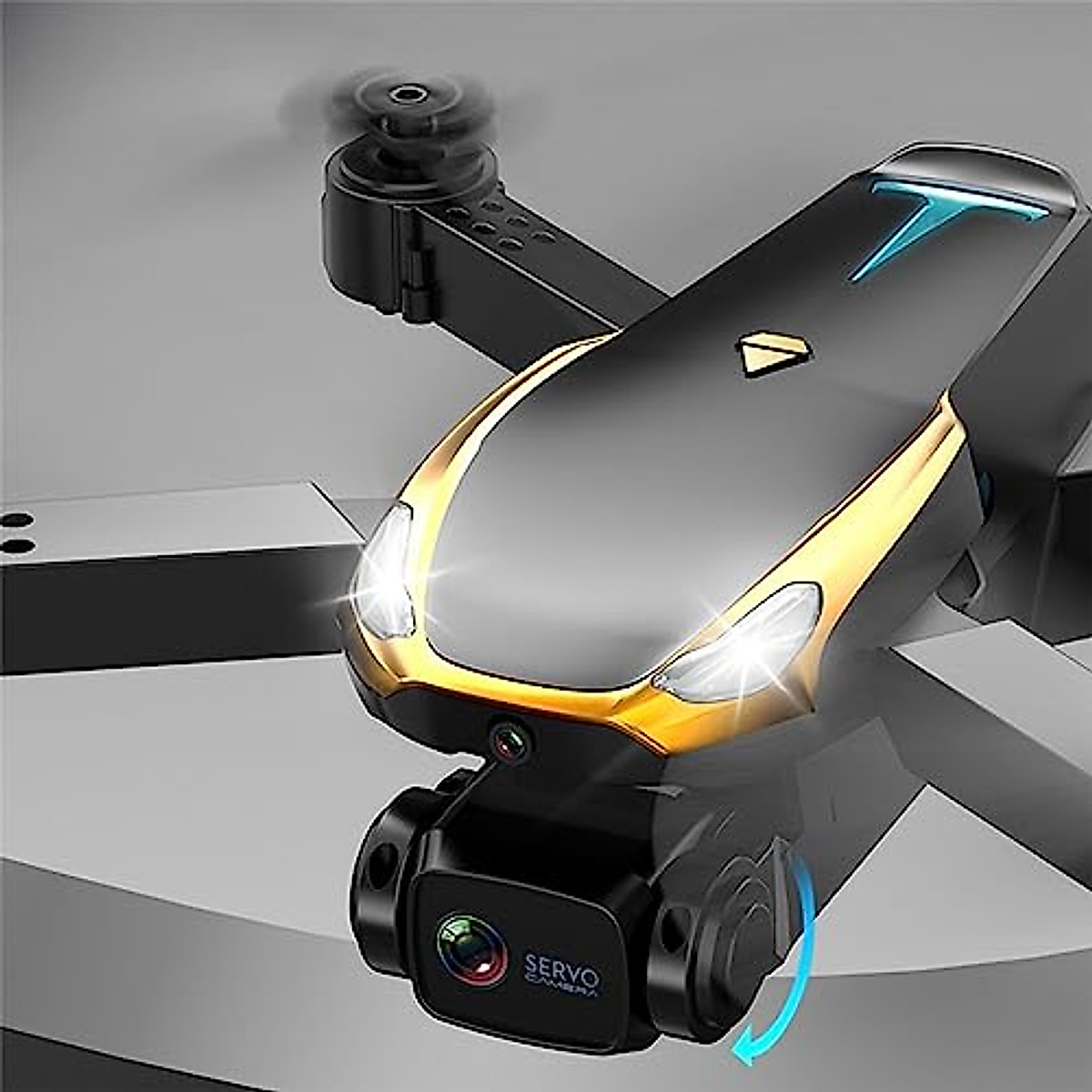 Drone with Dual Camera for Adults, FPV HD 1080P Video Aircraft for Beginner, Foldable Hobby RC Quadcopter, Toys Gifts with For Boys Girls With Altitude Hold Headless Mode Start Speed Adjustment